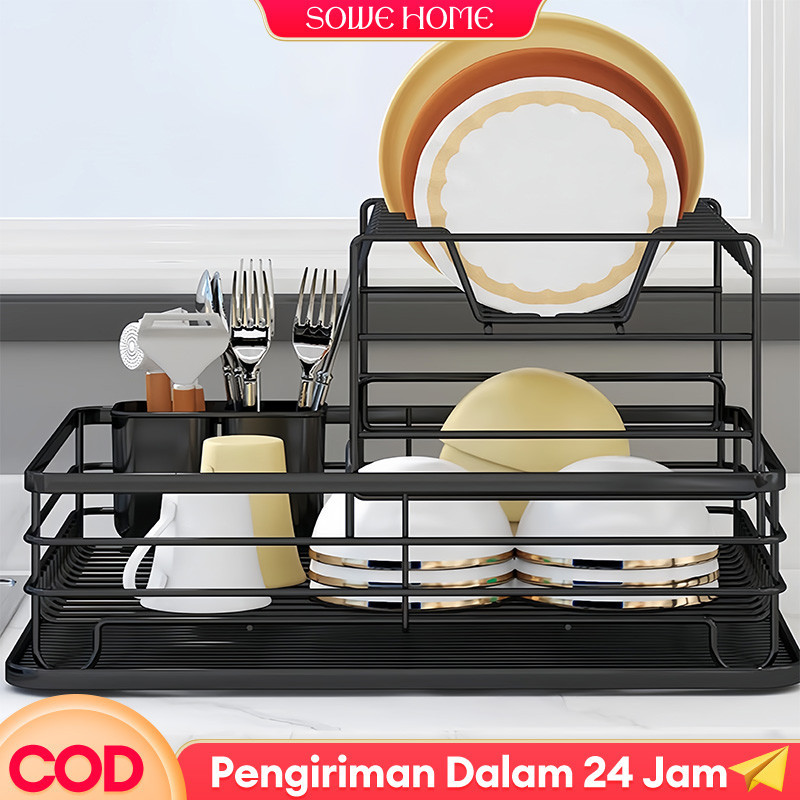 Jual Rak Piring Stainless Steel Rak Cuci Piring Rak Pengering Piring ...
