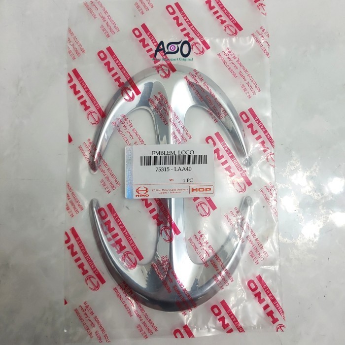 Jual New Emblem Lambang Logo H Hino Dutro Kode Ams14 | Shopee Indonesia
