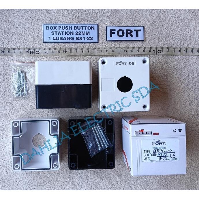 Jual {{{{{{] Box Push Button STATION 22MM 1 LUBANG BX1-22 FORT | Shopee ...