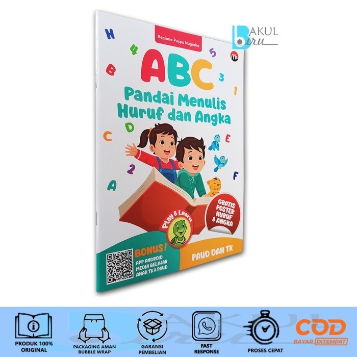 Jual READY BUKU ANAK TK PAUD - ABC - PANDAI MENULIS HURUF DAN ANGKA ...
