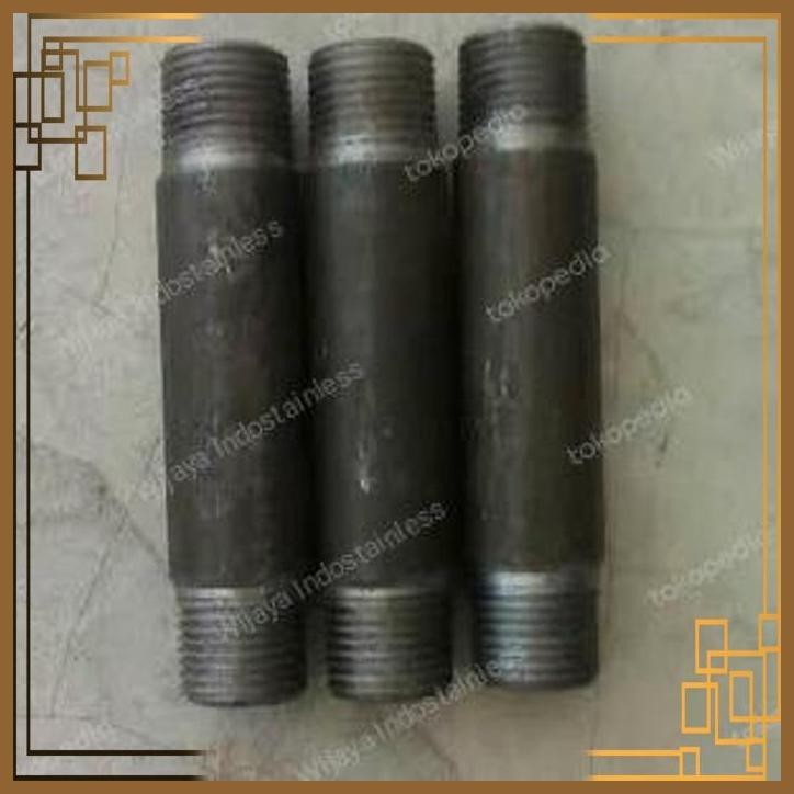 Jual [WJY] PIPA NEPEL BESI DRAT 3/8" INCH 15 CM PIPA NAPLE CS PANJANG ...