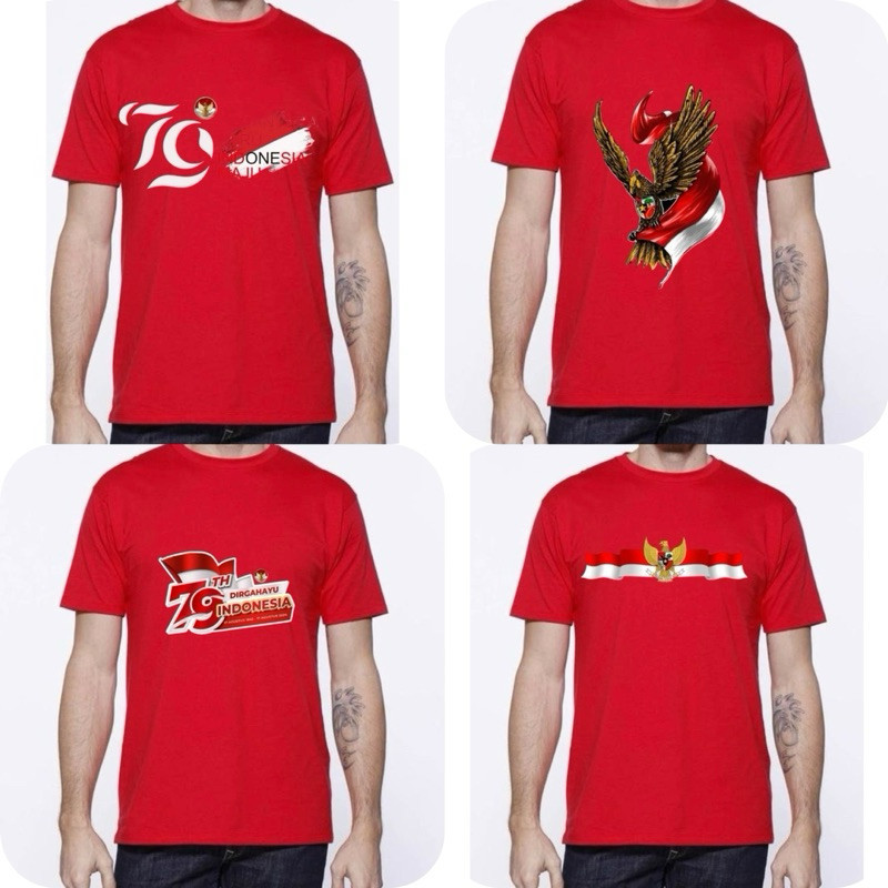 Jual KAOS BAJU DEWASA CETAKAN DTF DEWASA 17 AGUSTUS INDONESIA MERDEKA/DIRGAHAYU REPUBLIK ...
