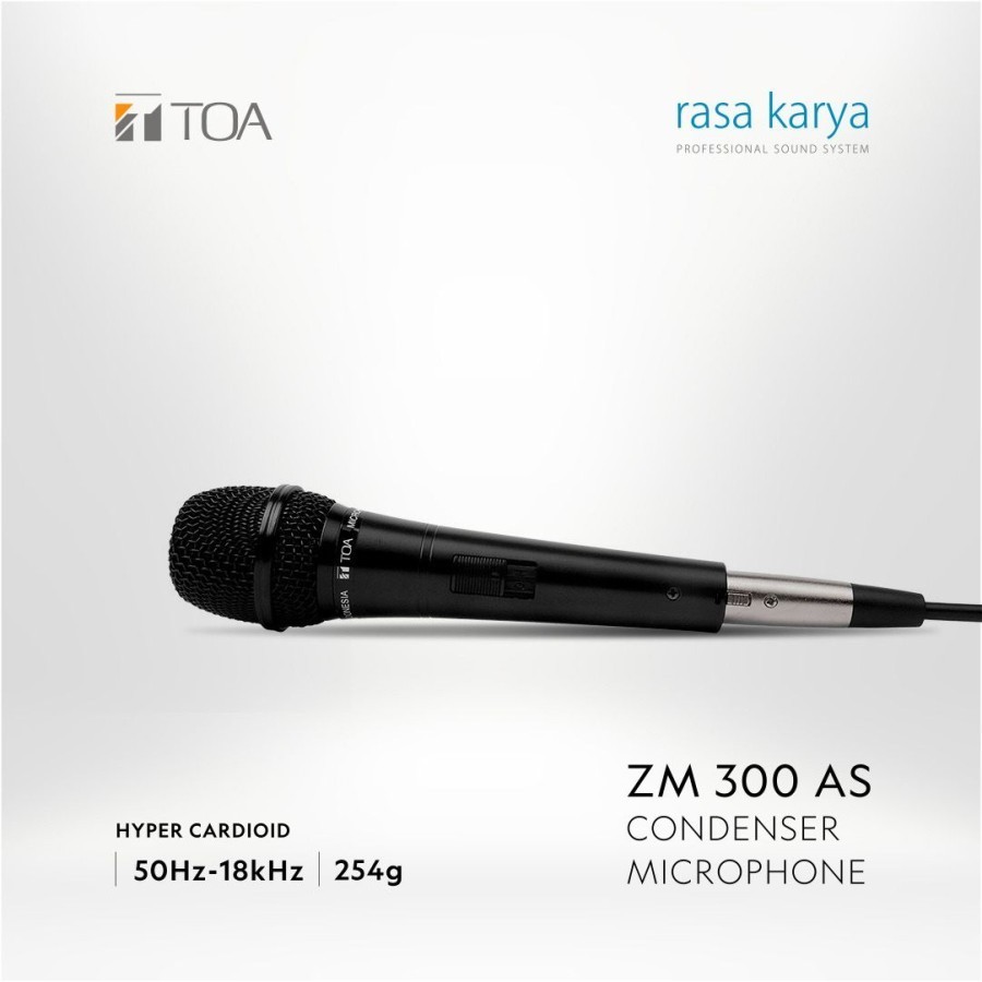 Jual TOA ZM-300-AS Condenser Microphone Mic | Shopee Indonesia