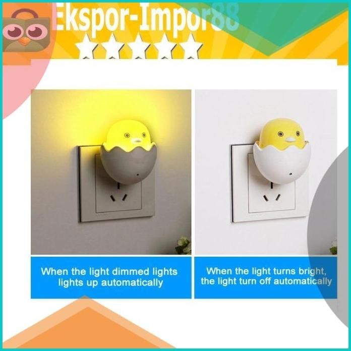 Jual Lampu LED Sensor Deteksi Cahaya Model Chicken Yellow Light 8JVLZ4 ...