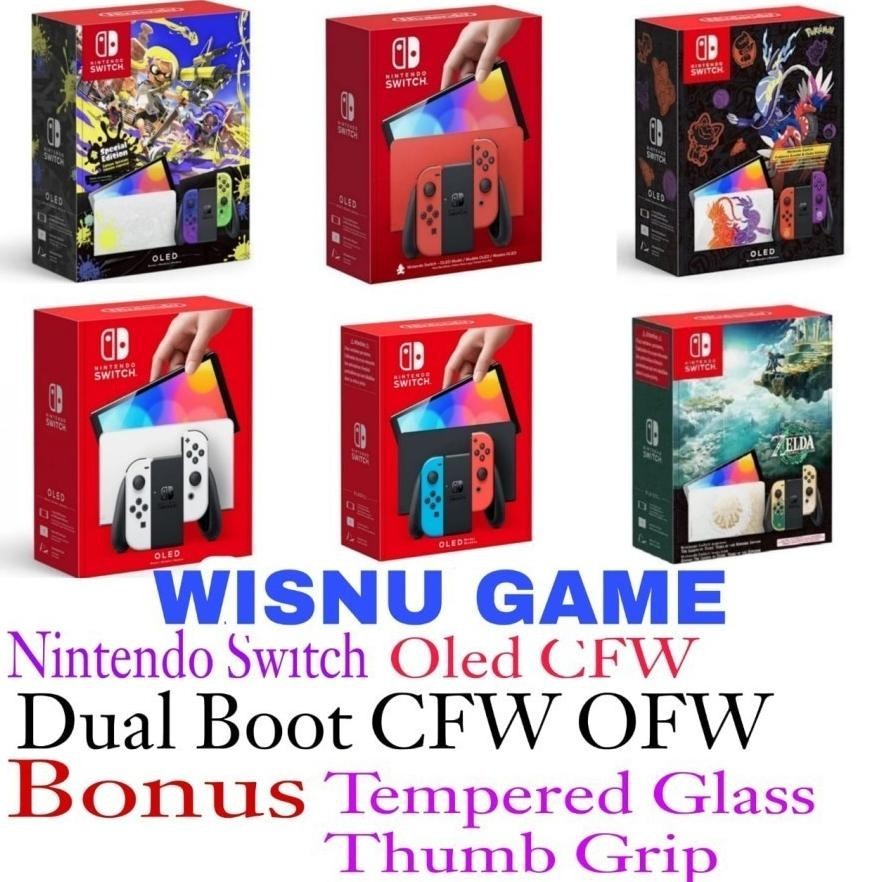 Jual Nintendo Switch OLED CFW 128GB 256GB 512GB 1TB Full Game | Shopee Indonesia