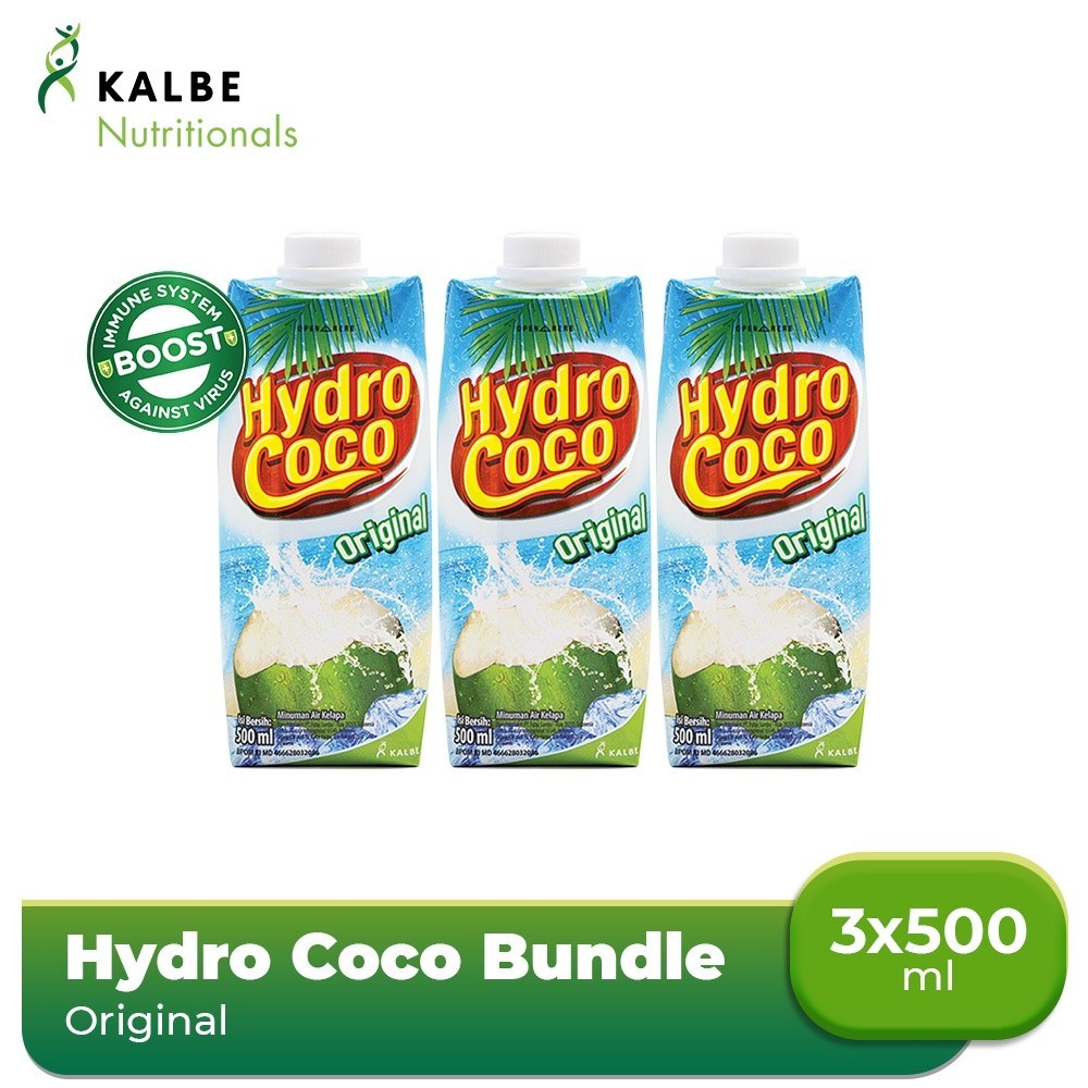 Jual Hydro Coco Kemasan 500ml - Isi 3 | Shopee Indonesia