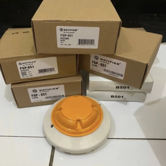 Jual SMOKE DETECTOR FSP 851 FSP 851+BASE 501 ORIGINAL | Shopee Indonesia