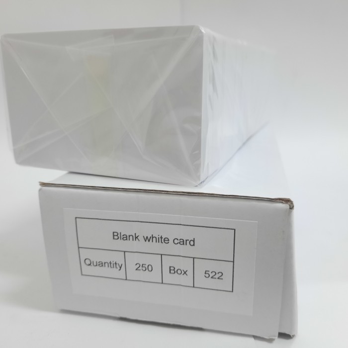 Jual Kartu Pvc Putih Polos / Blank White Id Card (Box) | Shopee Indonesia