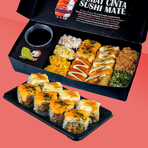 Jual Buy 1 Get 1 Sushi Platter | Sushi Mate - Halal | Shopee Indonesia