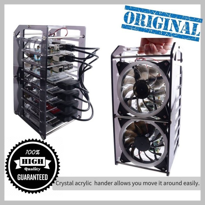 Jual 8 LAYERS CLUSTER RACK CASE FOR RASPBERRY, JETSON AND MINI PC ...