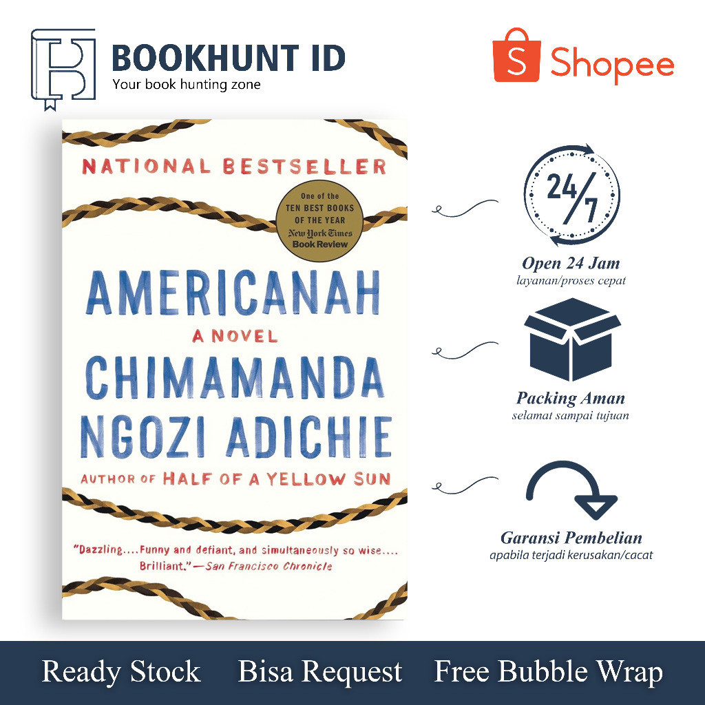 Jual Americanah by Chimamanda Ngozi Adichie (English) | Shopee Indonesia
