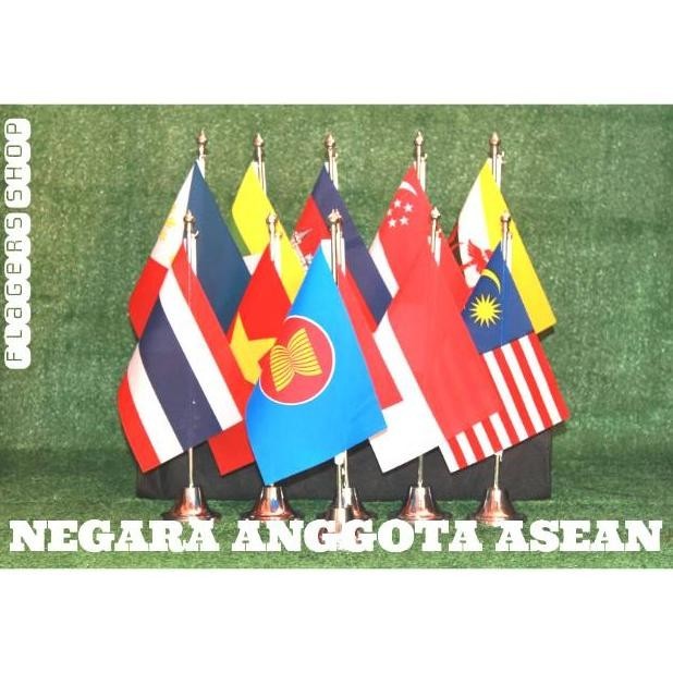 Jual PROMO - [SPECIAL EDITION PAKET ASEAN] BENDERA MEJA NEGARA ANGGOTA ...