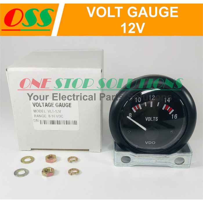 Jual Produk VOLT GAUGE 12V VDO VTL-12V GAUGE METER VOLT VOLTAGE ...