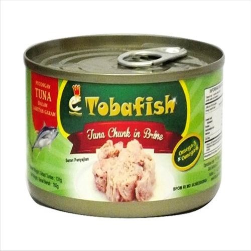 Jual S24481 TUNA TOBA FISH 185GR KALENG CHUNK IN BRINE MAJU BERSAMA ...