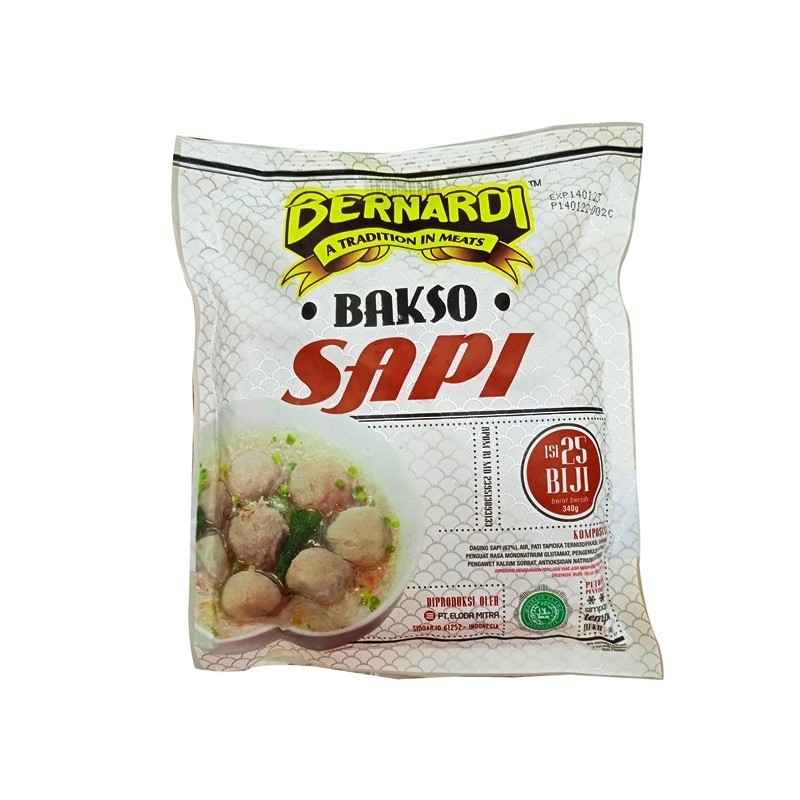 Jual S30044 BERNARDI FROZEN BESAR BAKSO SAPI 25`S MAJU BERSAMA (20250907) | Shopee Indonesia
