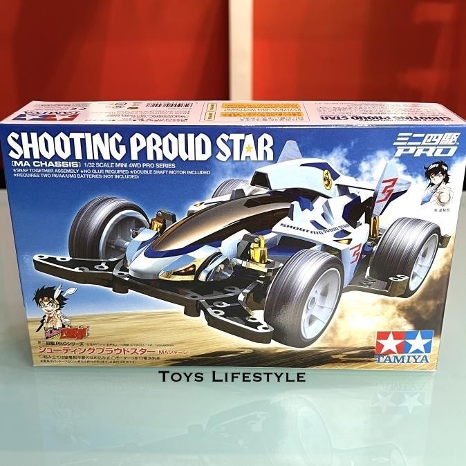 Jual Mainan Rakit Mobil Tamiya Mini 4WD - Shooting Proud Star (ORIGINAL ...
