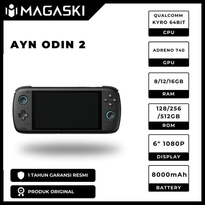 Jual Ayn Odin 2 Base/Pro/Max Garansi Resmi Indonesia Handheld Android ...