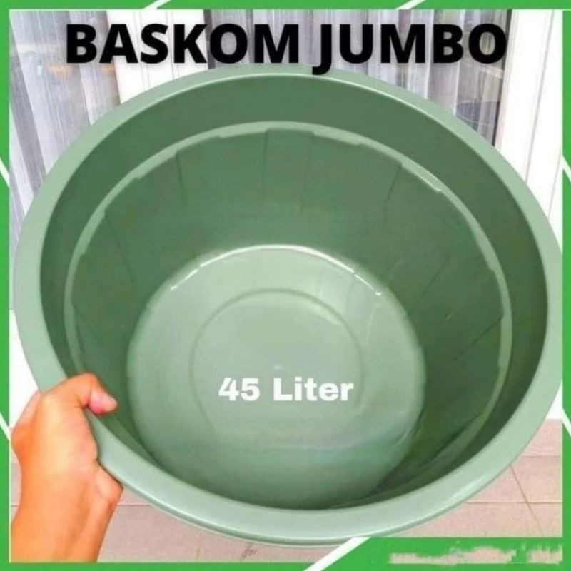 Jual BASKOM JUMBO PLASTIK 45 LITER / BAK JUMBO PLASTIK 45 LITER ...