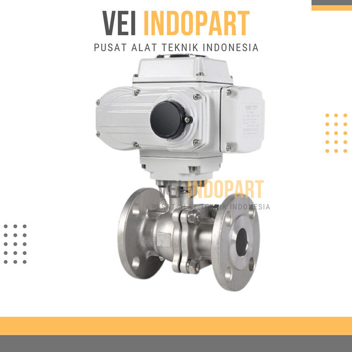 Jual Motorized Electric Actuator On Off Ball Valve WCB JIS 10K 3 Inch - DC24 | Shopee Indonesia