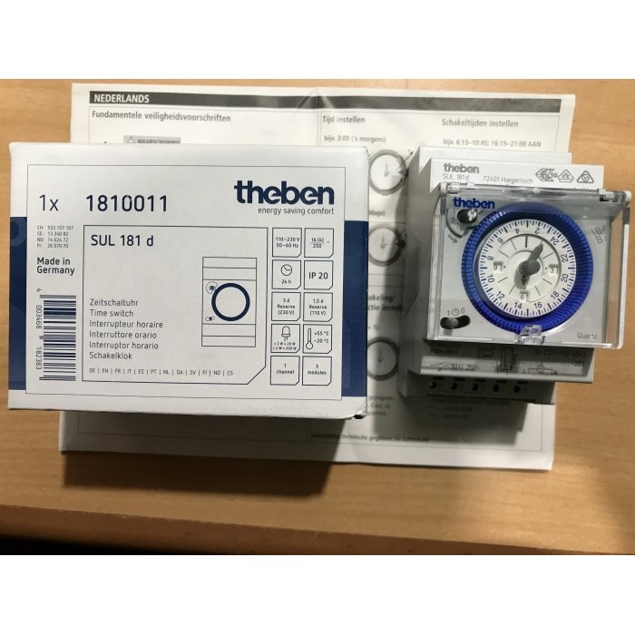 Jual Timer Theben Sul 181 D Original | Shopee Indonesia