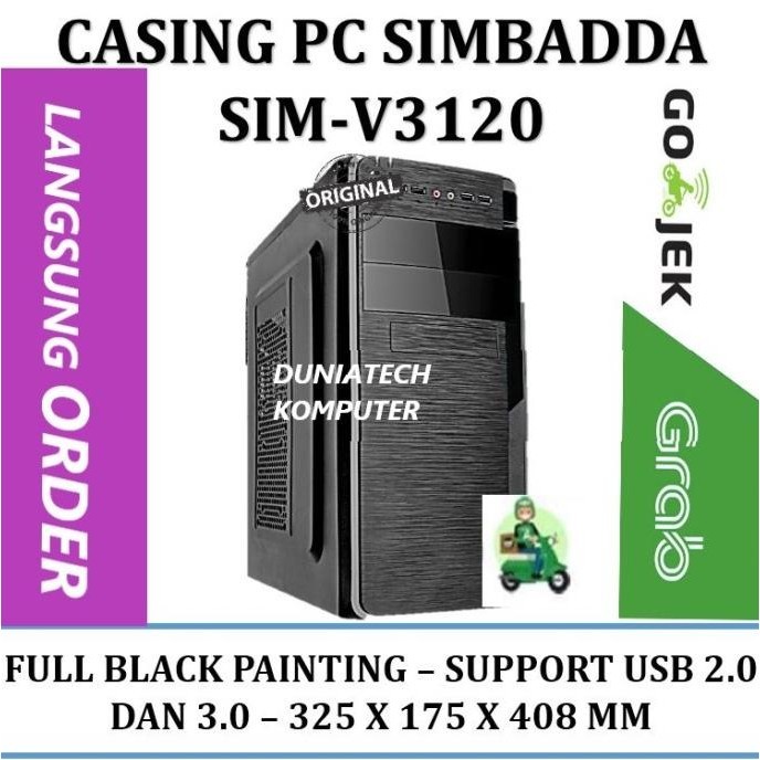 Jual Tersedia!! Casing Komputer Simbadda Simv Tanpa Power Supply ( New ...