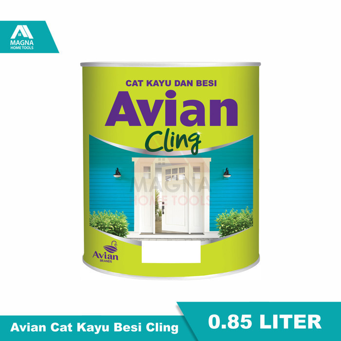 Jual Cat Kayu/Besi Avian Cling/Kilap Hitam/Hitam Dop/Putih Dop/Biru ...