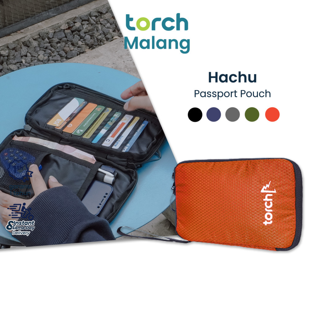 Jual TORCH Hachu Pasport Pouch Dompet Uang Kartu - Wallet Pasport ...