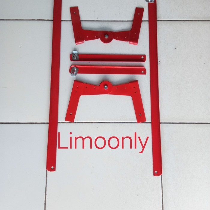 Jual ENGSEL TANGGA LIPAT ALUMINIUM / PLAT TANGGA / BREAKET 8 | Shopee ...