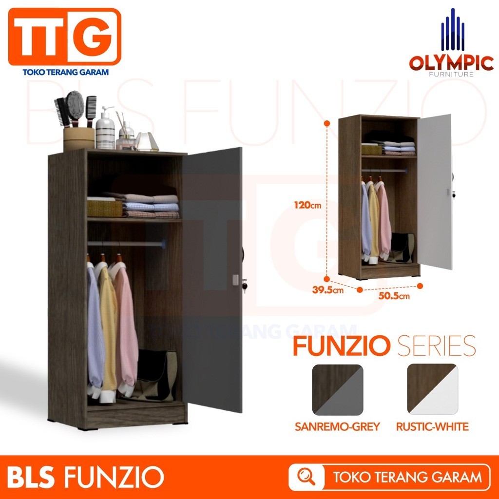 Jual OLYMPIC LEMARI PAKAIAN 1 PINTU / LEMARI KOSAN / BABY LOCKER GANTUNGAN - BLS FUNZIO | Shopee ...