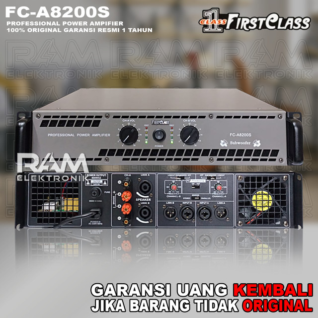 Jual Power Amplifier FIRSTCLASS FC A8200S | FIRST CLASS FC A 8200 S ...