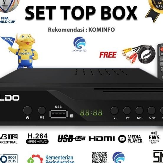 Jual Set Top Box Aldo Stb Digital Ready Rekomendasi Konfo | Shopee ...