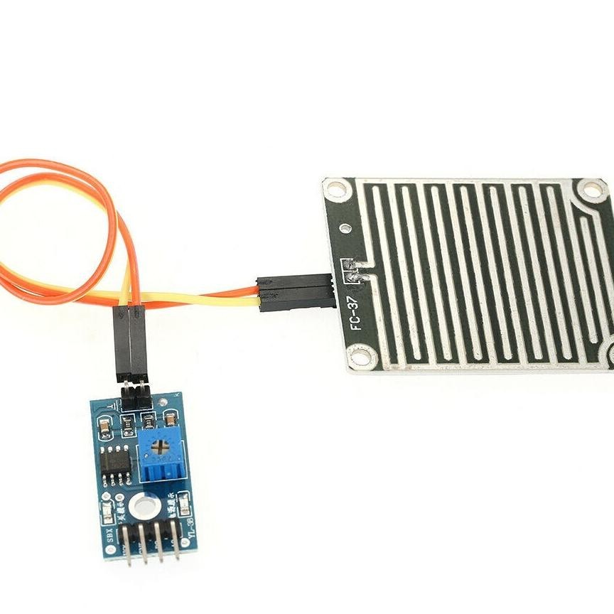 Jual Sensor Deteksi Tetesan Air Rintik Hujan Cuaca Raindrops Ule ...