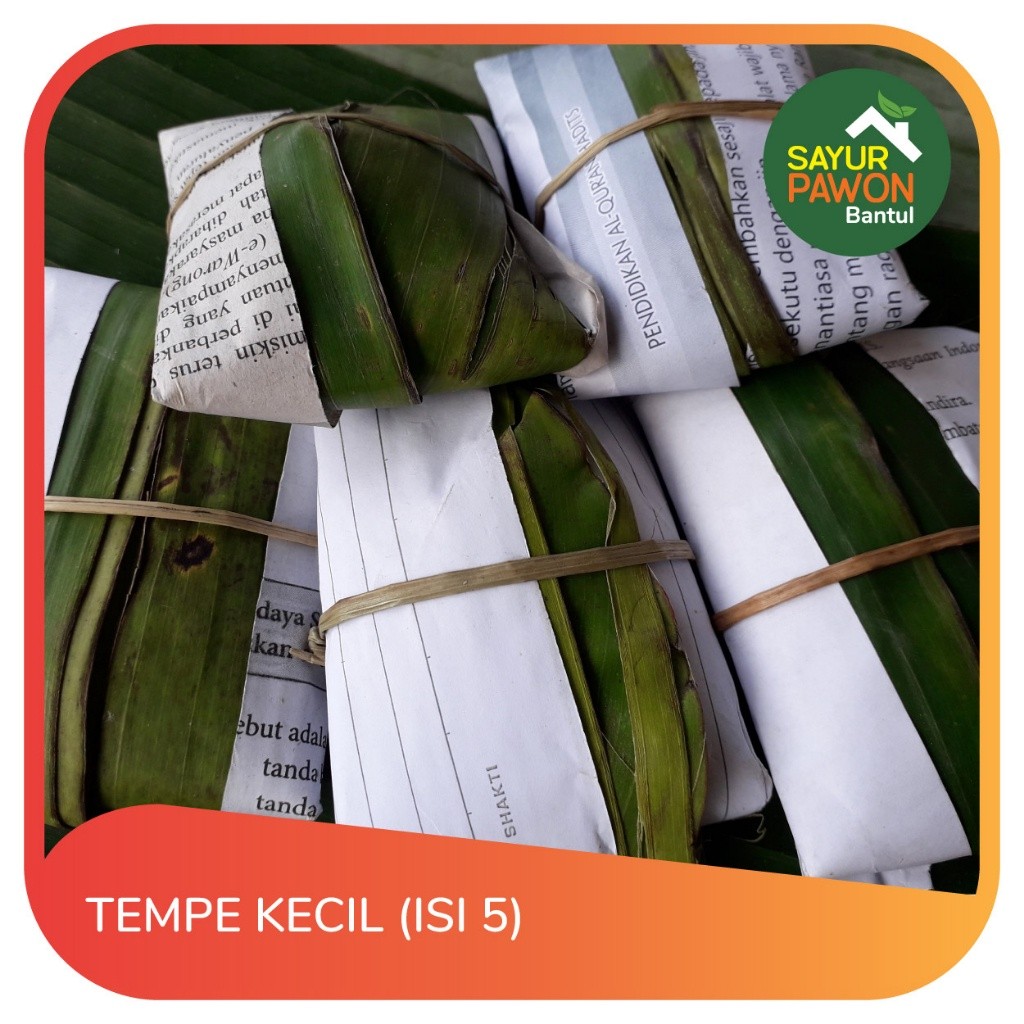 Jual TEMPE KECIL BUNGKUS DAUN PISANG per 5 pcs | Shopee Indonesia