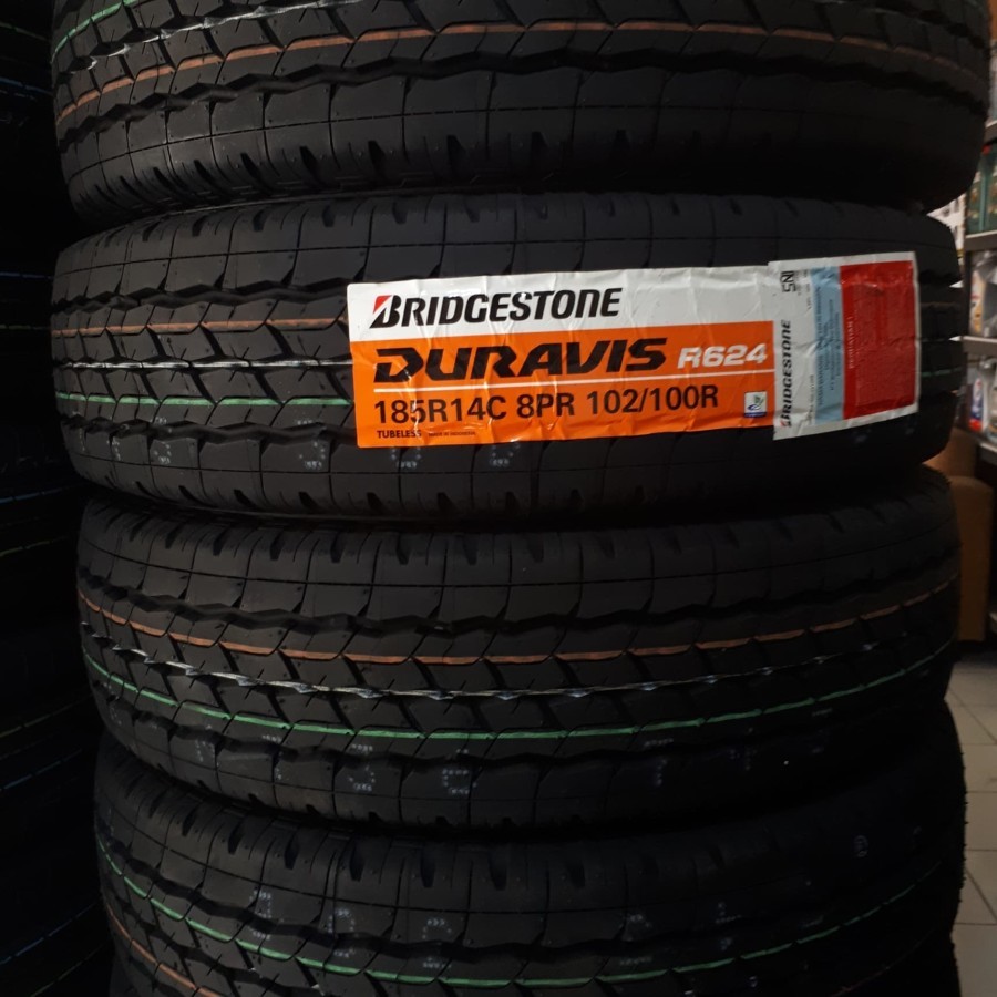 Jual Ban Luar Bridgestone 185 R14 - 8PR Duravis R624 (Ban Mobil Mitsubishi L300, Carry, Isuzu ...