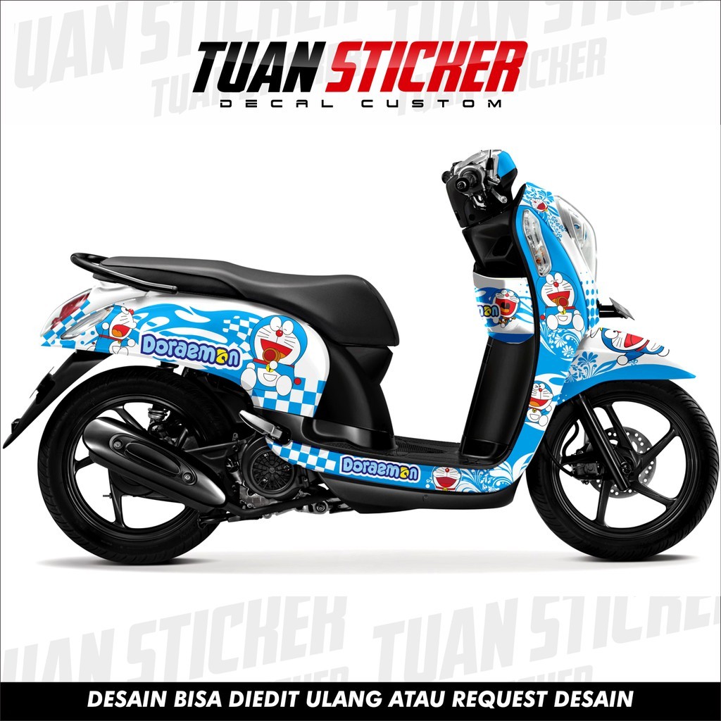 Jual Sticker Striping Decal Scoopy FI, decal scoopy FI , cetak striping ...