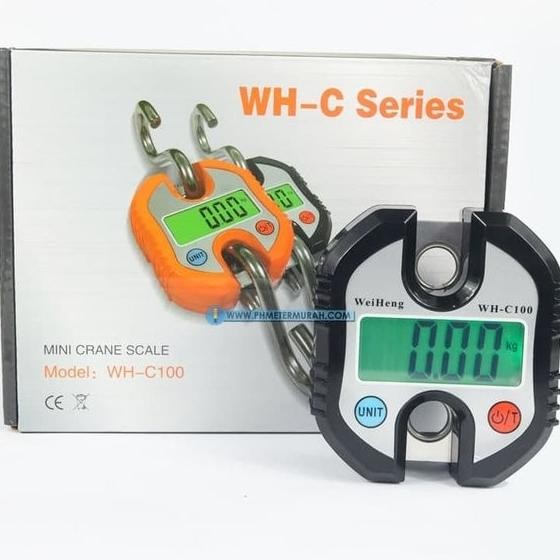 Jual Timbangan Gantung Digital Weiheng C100 Max 100 Kg | Shopee Indonesia