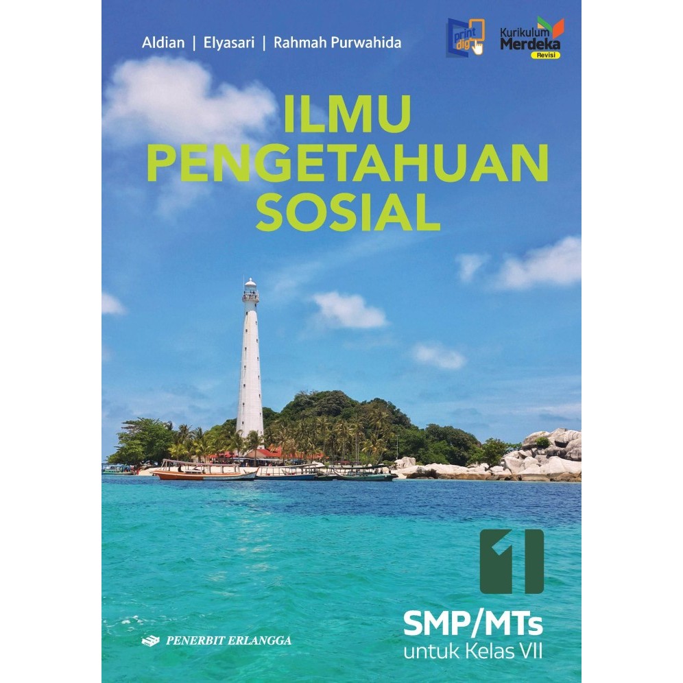 Jual BUKU ERLANGGA (BARU DAN ORIGINAL) ILMU PENGETAHUAN SOSIAL IPS SMP/MTS KELAS 7 KURIKULUM ...