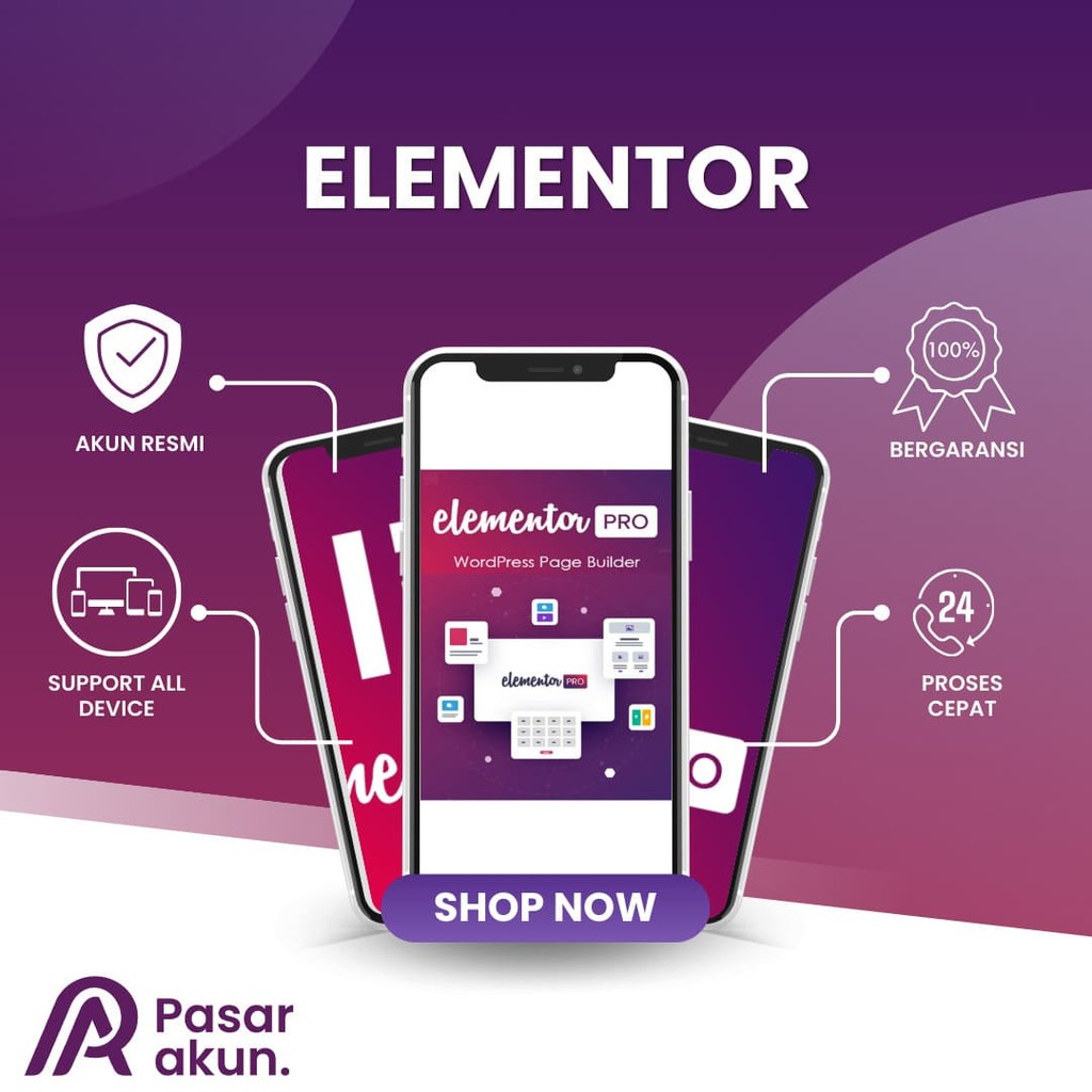 Jual Elementor Pro Lisensi Auto Update 100% Original Pertahun + Full Personal Support | Shopee ...