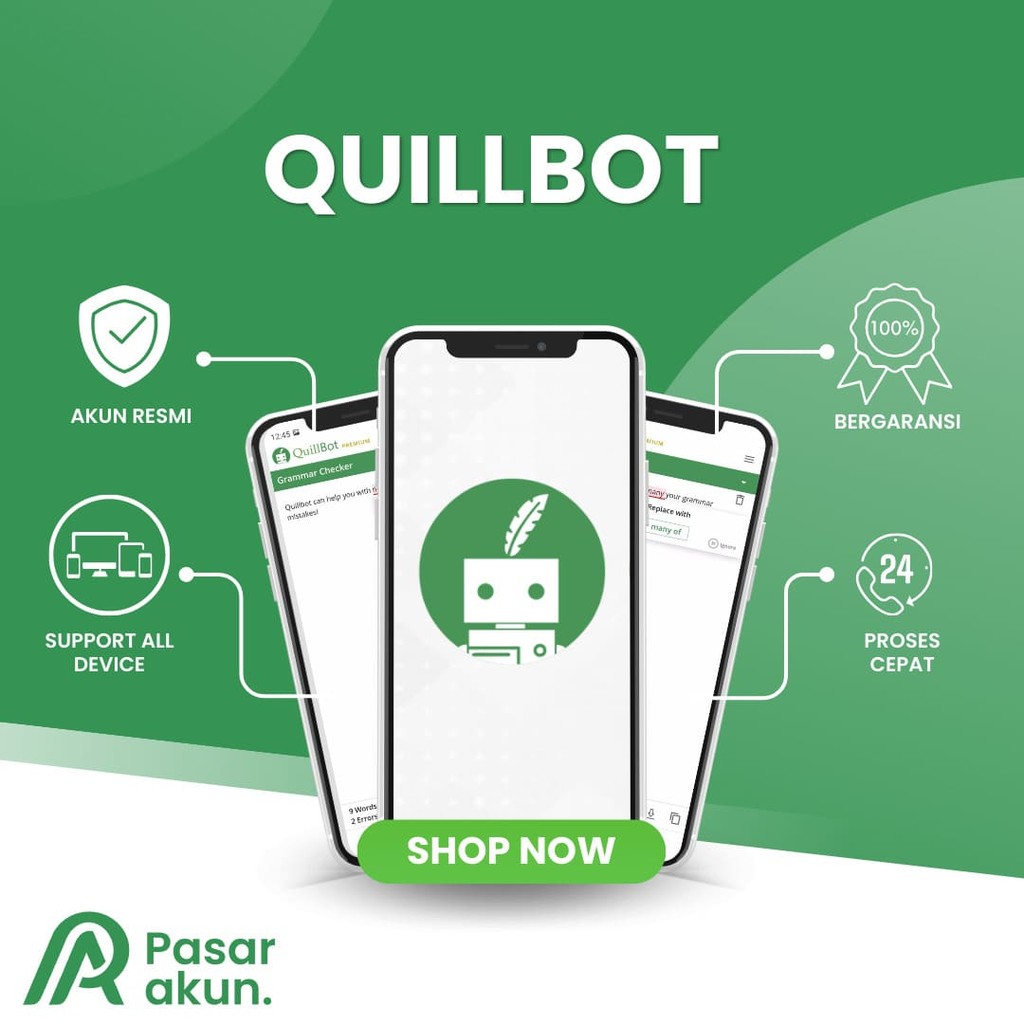 Jual Quillbot Premium 1 Tahun Full Garansi (Proses Tercepat Buka 24 Jam) | Shopee Indonesia