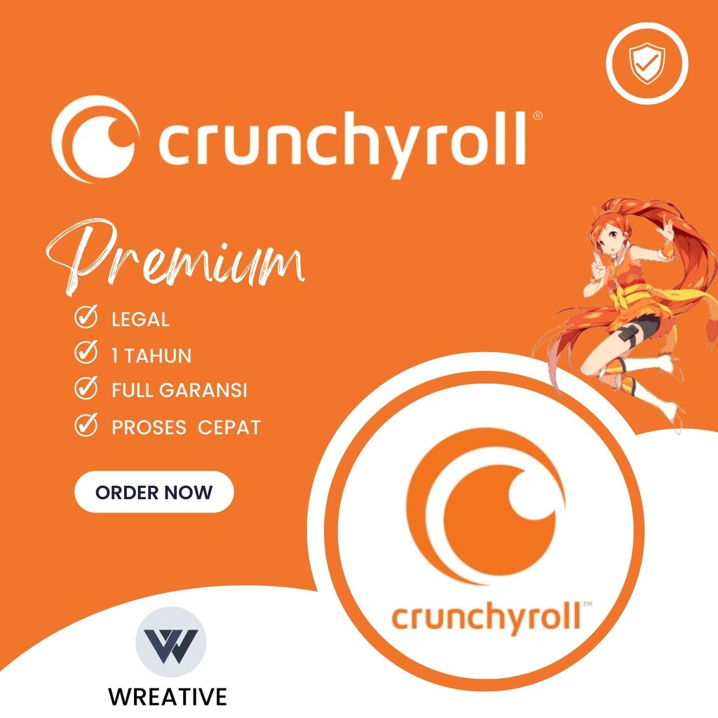 Jual Crunchyroll Premium 1 Tahun Begaransi (Open 24 Jam) | Shopee Indonesia