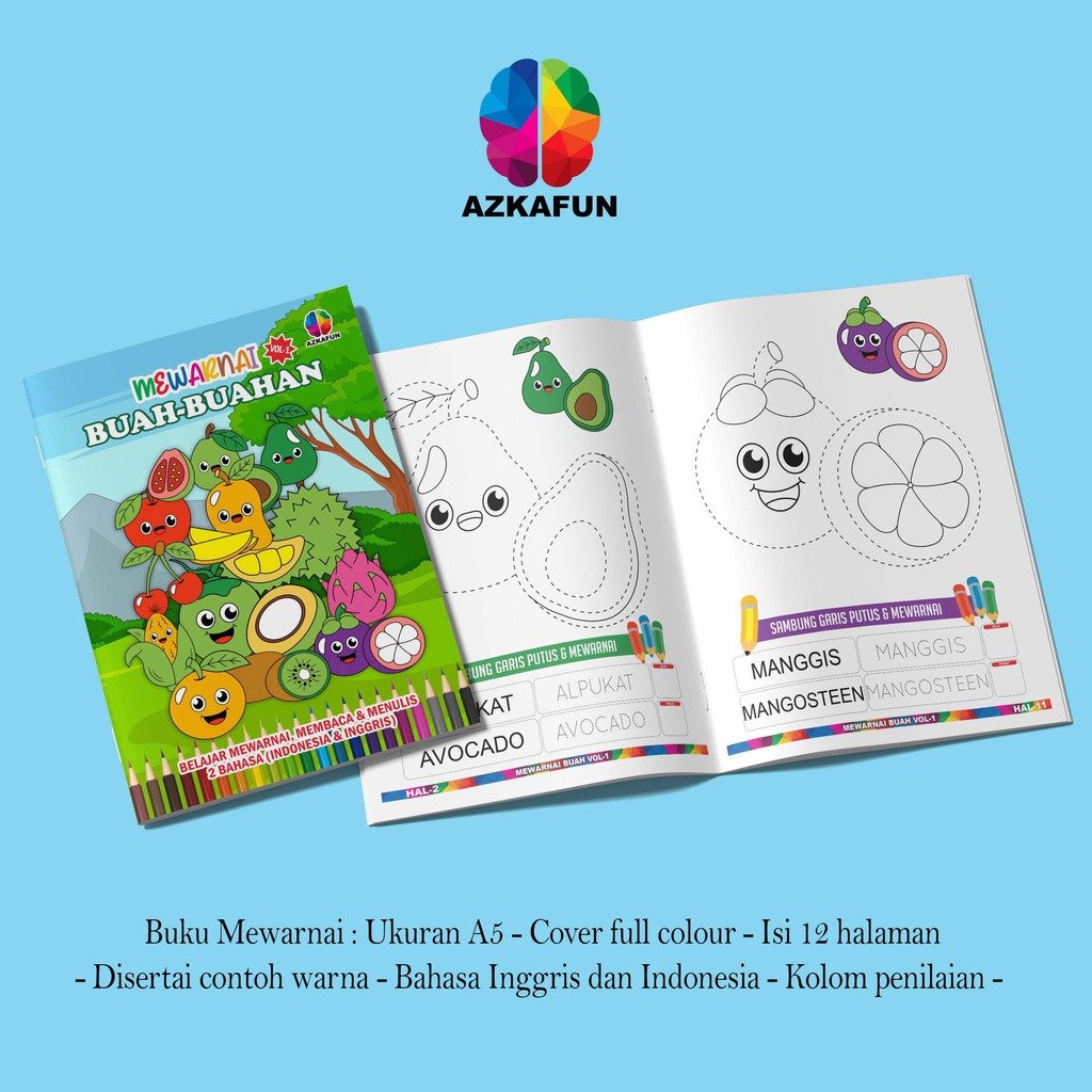 Jual PAKET 24 BUKU MEWARNAI VOL 1 Full colour - buku mewarnai anak ...