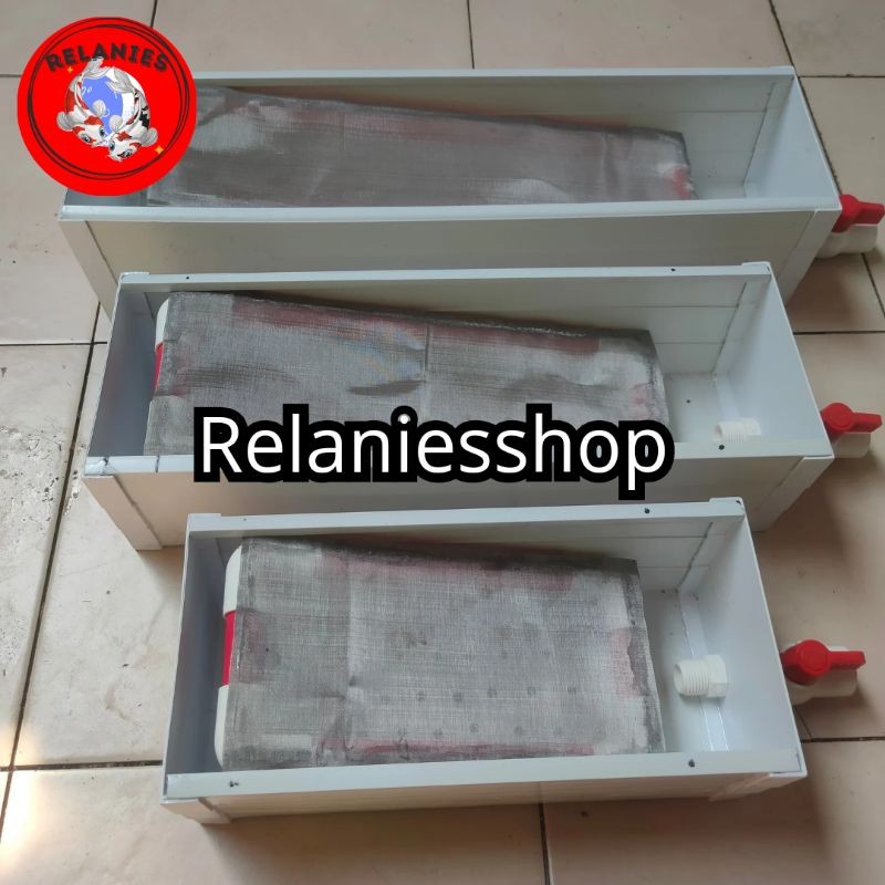Jual talang filter+sieve filter dg backwash talang aquarium | Shopee ...