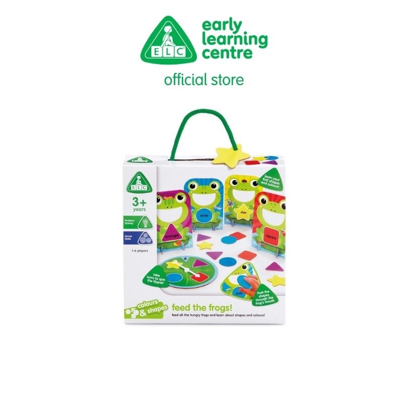 Jual ELC Feed The Frogs Match Colour and Shape Games - Mainan Edukasi ...