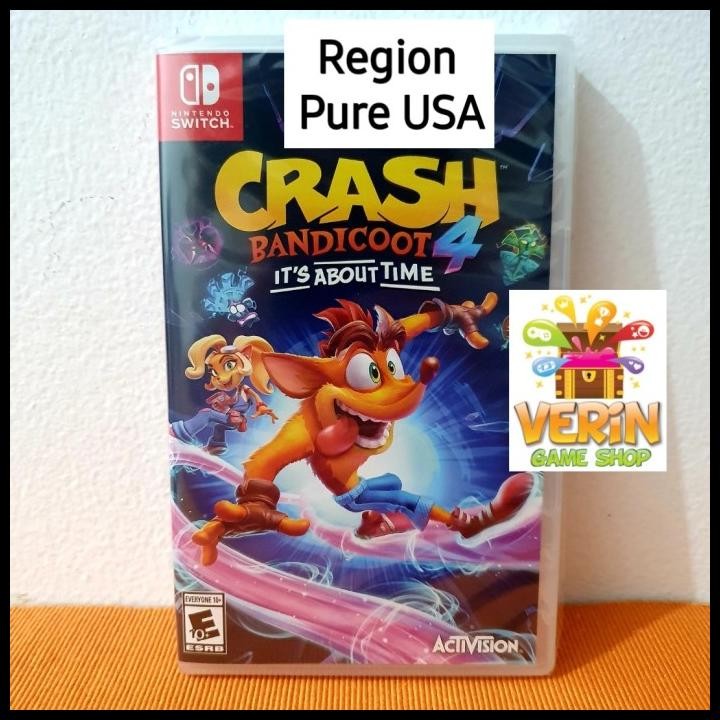 Jual Switch Crash Bandicoot 4 It'S About Time / Its It About Time | Shopee Indonesia