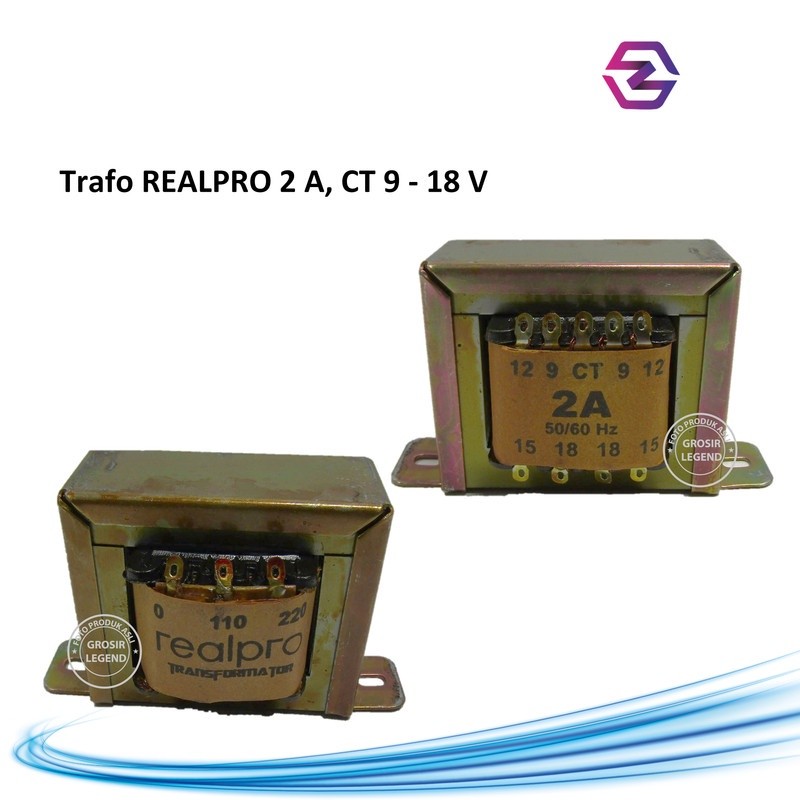Jual Trafo 2A ampere 18V CT Realpro | Shopee Indonesia
