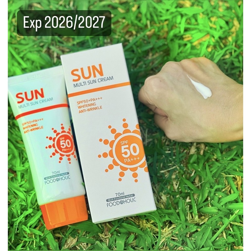 Jual FOODAHOLIC Multi Sunscreen SPF50+ PA+++ - 50ml [Bisa mencerahkan ...