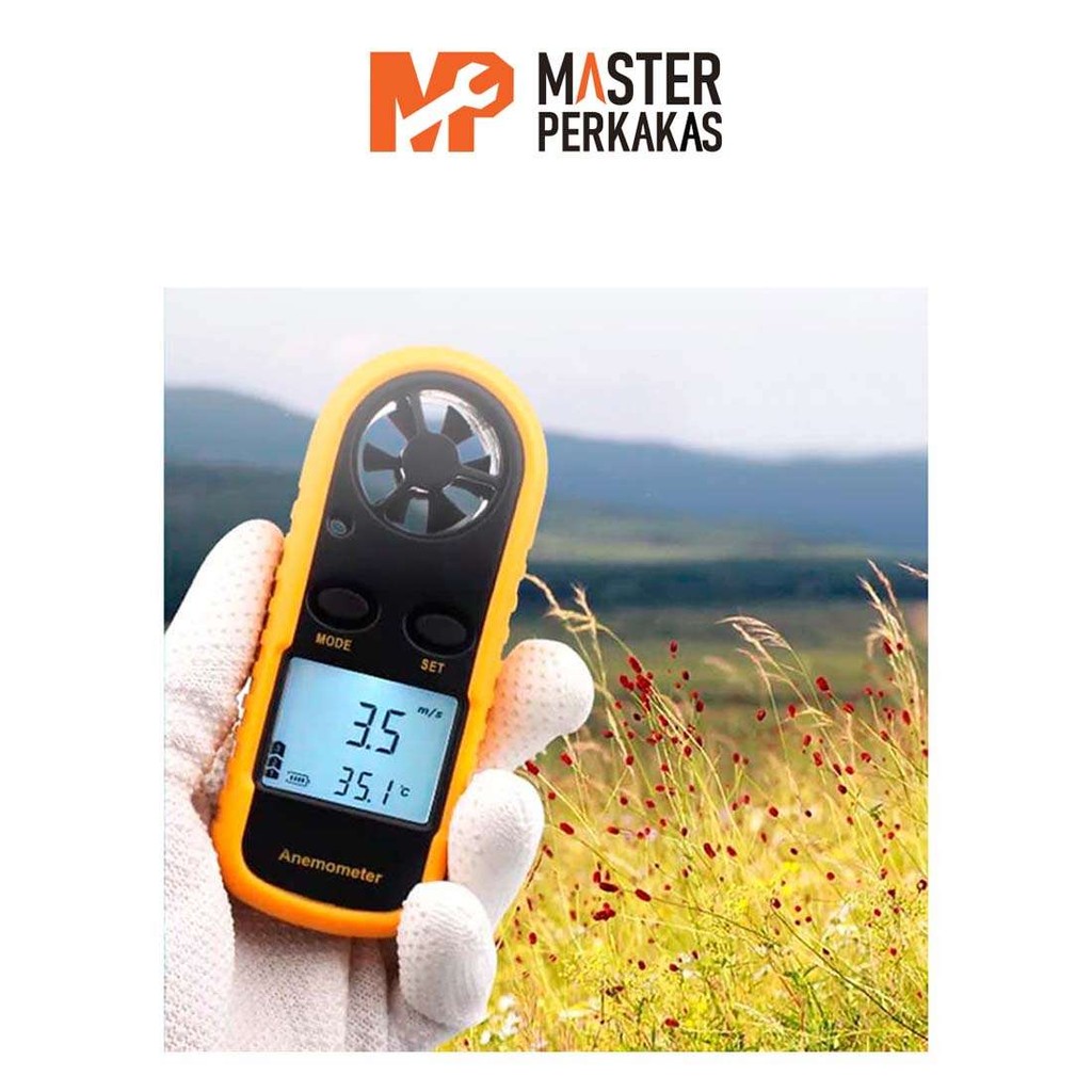 Jual Digital Anemometer Thermometer DA816 MP / Alat Ukur Anemo Meter ...