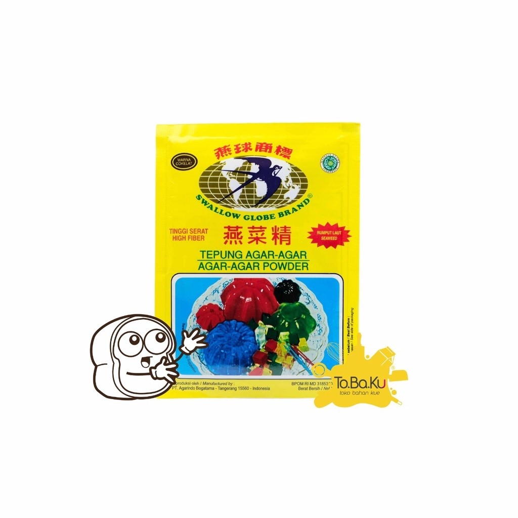 Jual Agar-Agar Swallow Globe (SG) 7gr (BOX) | Shopee Indonesia