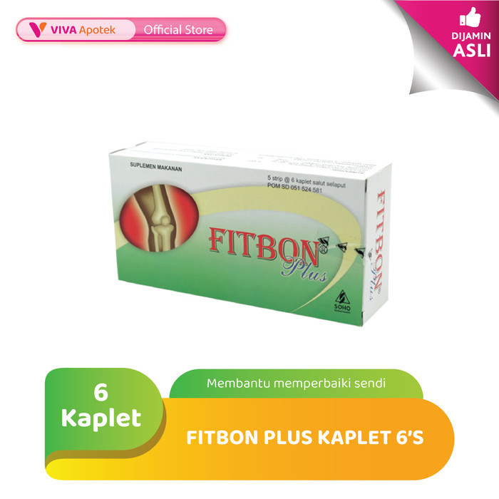 Jual Fitbon Plus untuk Memelihara Kesehatan Persendian (6 Kaplet ...