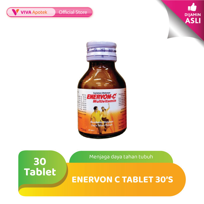 Jual Enervon-C Multivitamin untuk Daya Tahan Tubuh (30 Kapsul) | Shopee ...